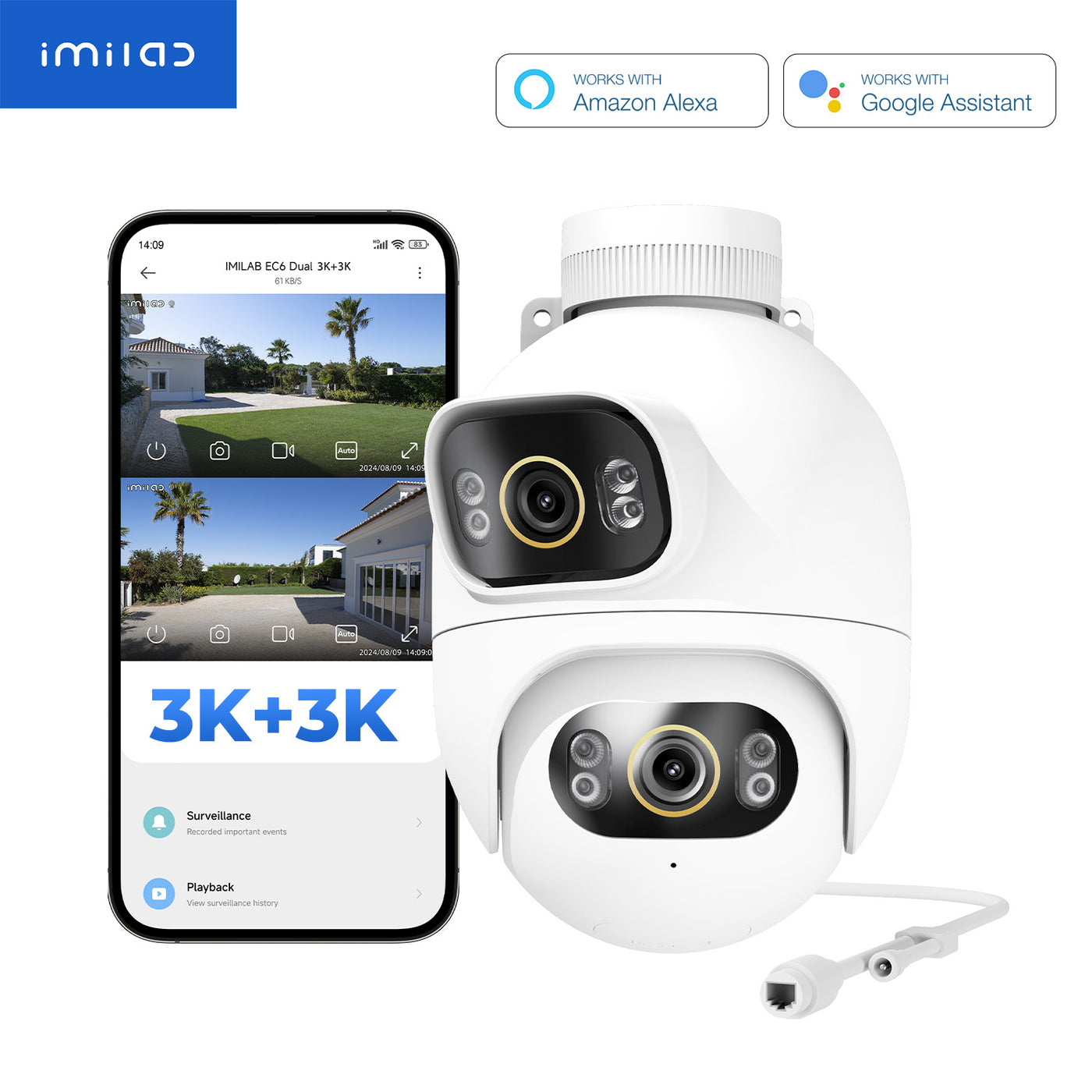 IMILAB Indoor & Outdoor Smart Home Security Cameras