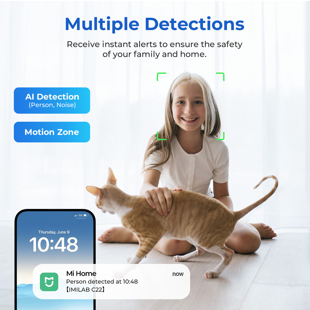 IMILAB C22 3K WiFi Plug-in Indoor Camera